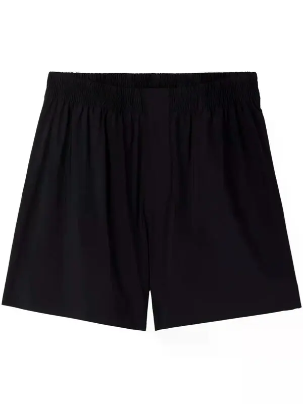 Sunnei Pleat-detail Track Shorts - Black