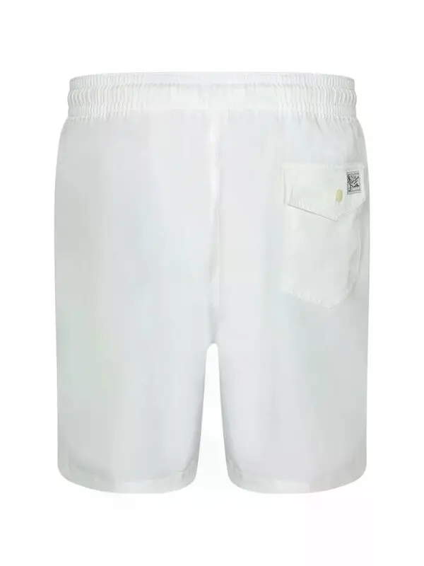 Polo Ralph Lauren Embroidered Swim Shorts - White