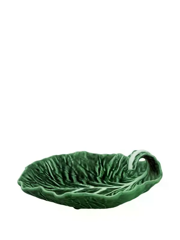 BORDALLO PINHEIRO Large Cabbage Leaf Tray - Green
