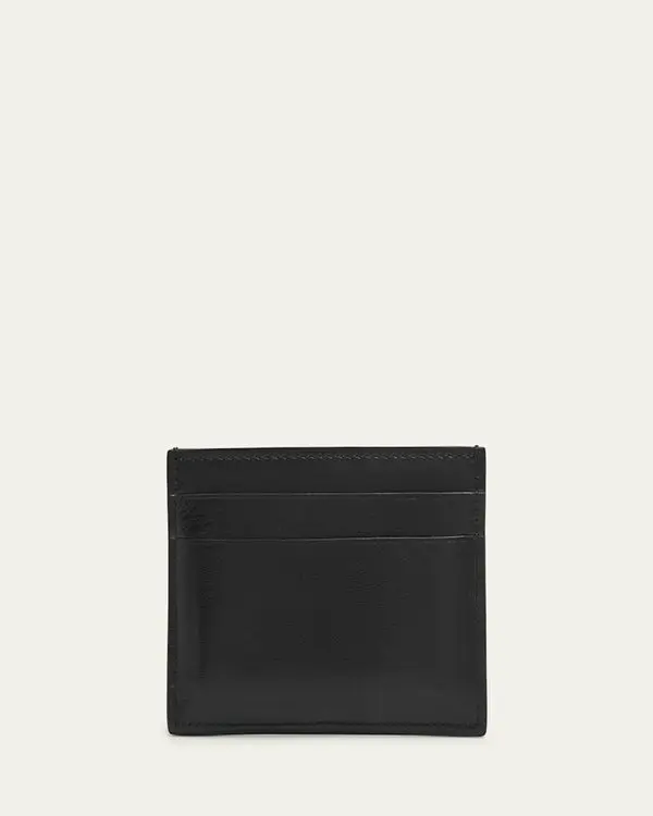 Loewe Anagrame Puffer Card Holder In Leather