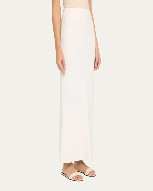 ANEMOS Bias-cut Stretch Twill Maxi Skirt