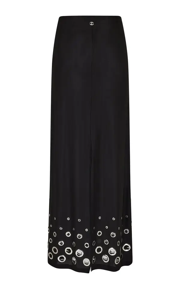 Rabanne Eyelet-detailed Maxi Skirt
