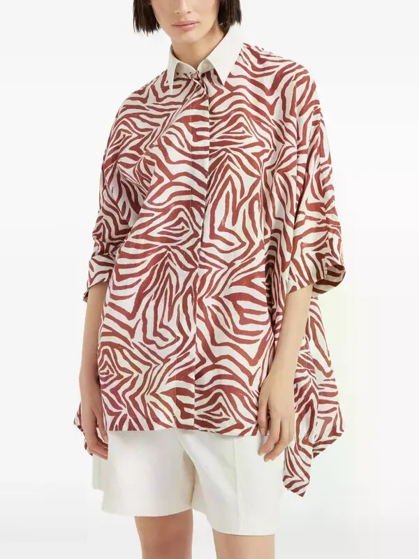 Brunello Cucinelli Cotton-silk Shirt