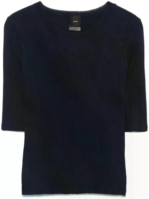 Pinko Love Birds T-shirt - Blue