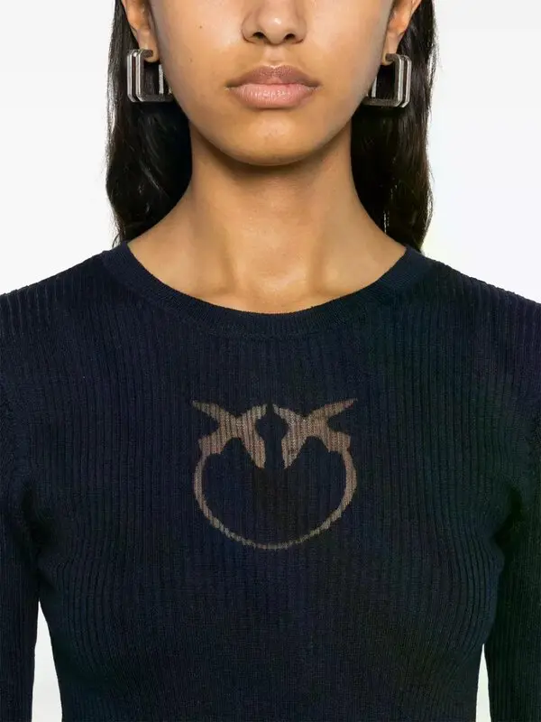 Pinko Love Birds T-shirt - Blue