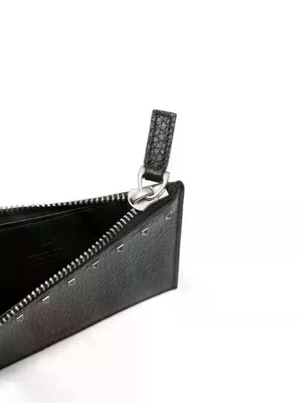 Valentino Garavani Rockstud-detail Wallet - Black