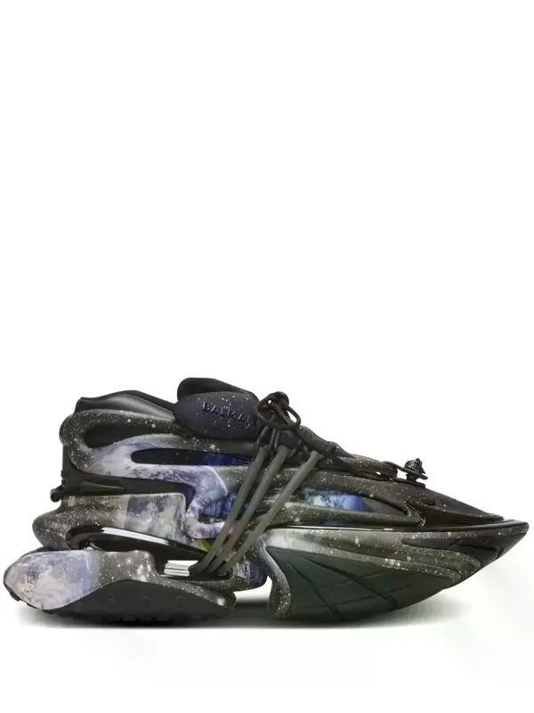 Balmain Unicorn Low-top Sneakers - Black