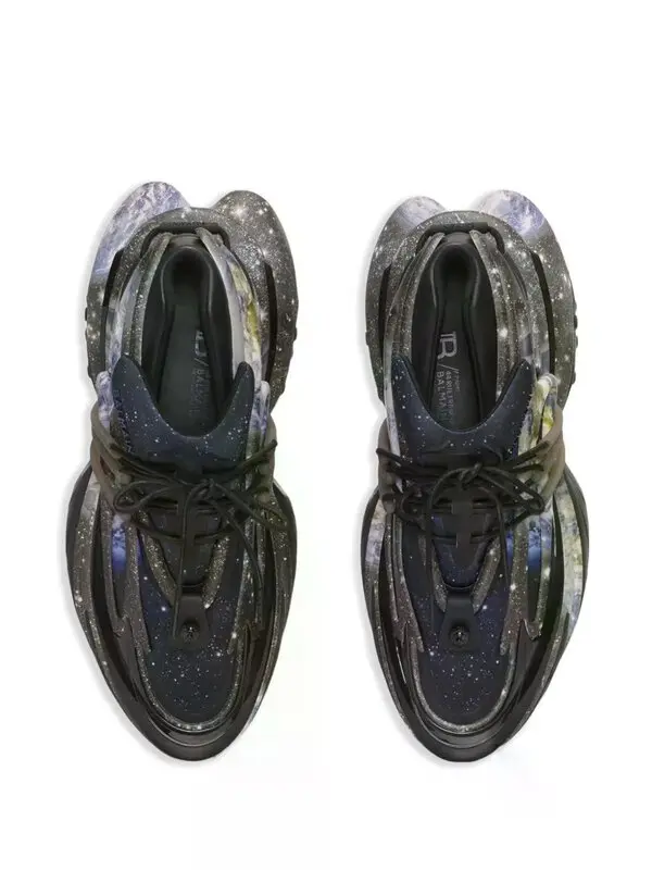 Balmain Unicorn Low-top Sneakers - Black