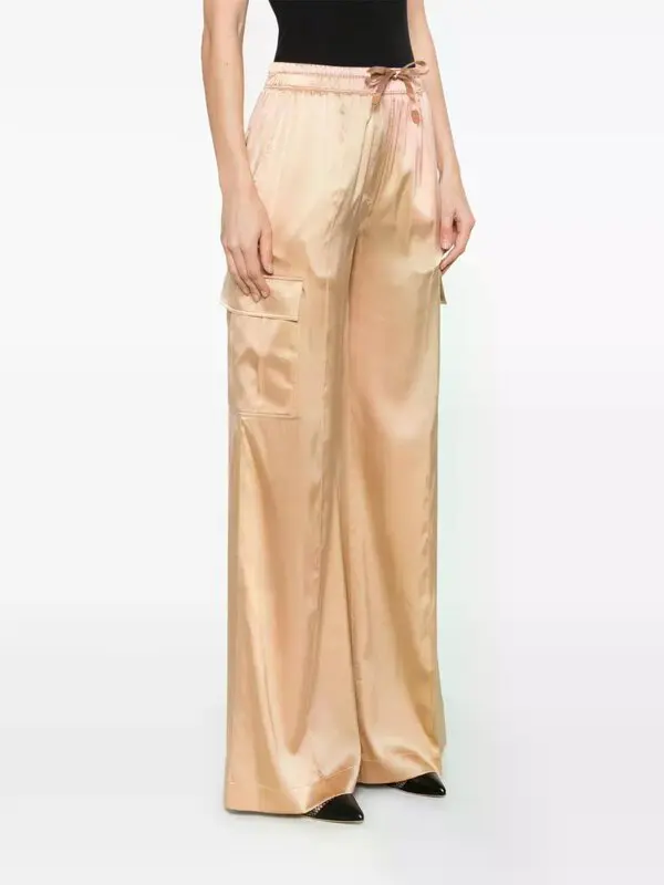 TOM FORD Satin Cargo Trousers - Neutrals