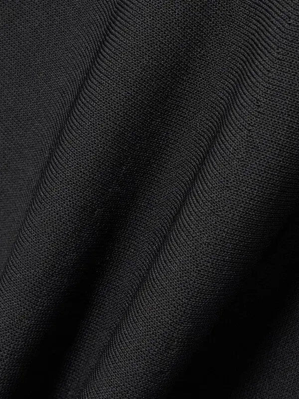 AMI Paris Godet Stretch-knit Bootcut Pants