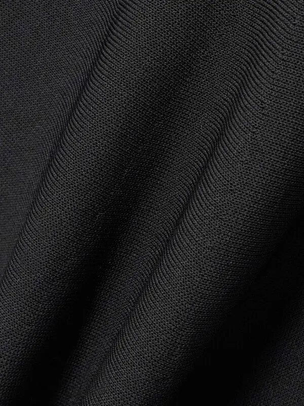 AMI Paris Godet Stretch-knit Bootcut Pants
