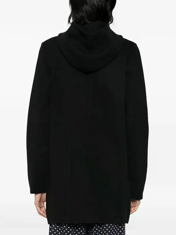 AGNES B. Merino Wool Zipped Coat