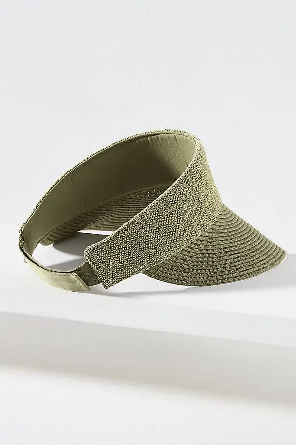 San Diego Hat Ultra Braid Visor - Moss