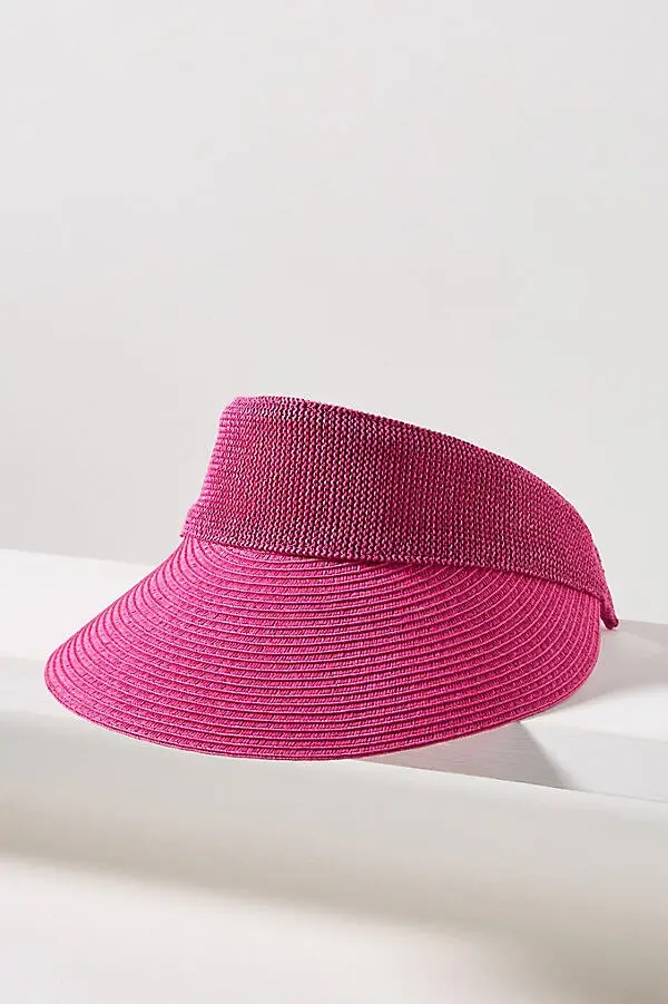 San Diego Hat Ultra Braid Visor - Pink