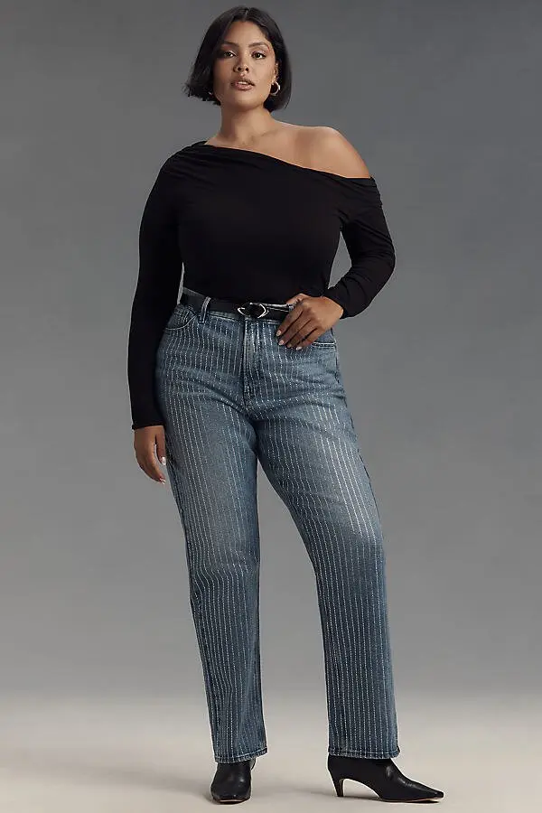 AFRM Off-the-shoulder Ruffle Mesh Top