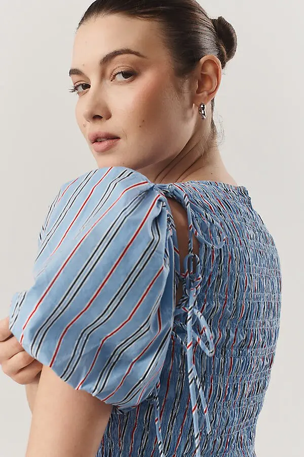 DAMSON MADDER Becca Removable-sleeve Blouse