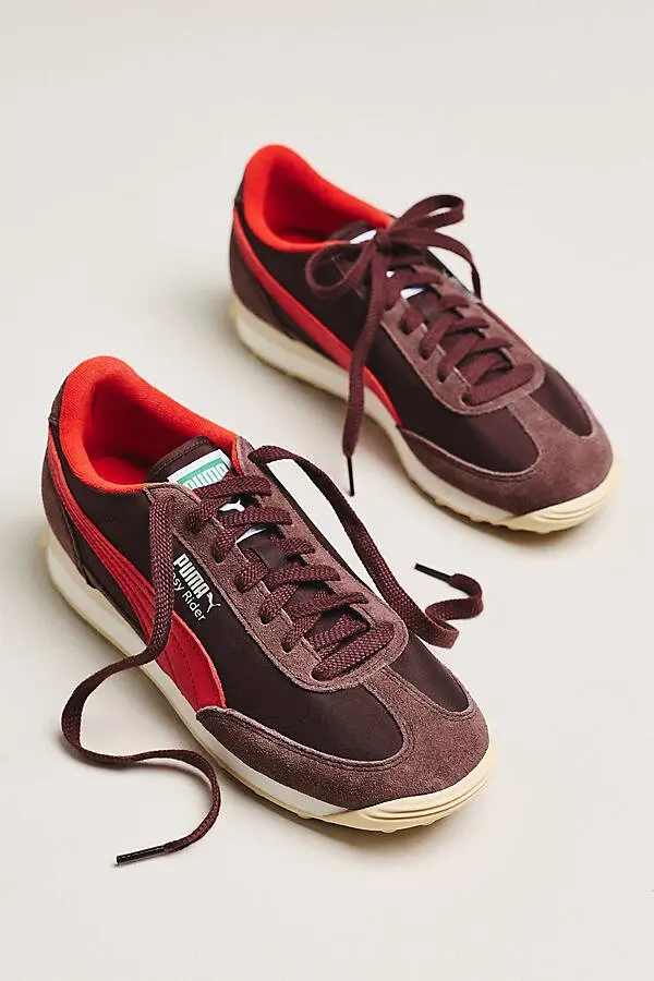 PUMA Easy Rider Vintage Sneakers - Chocolate Brown/candy Apple