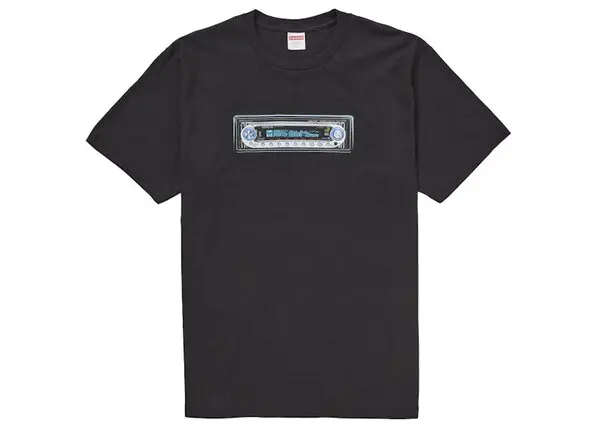 Supreme Receiver Tee Shirt - Black