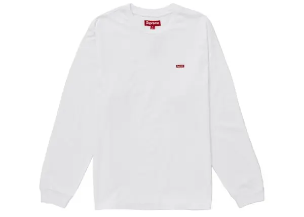 Supreme Small Box Long Sleeve Tee Shirt - White