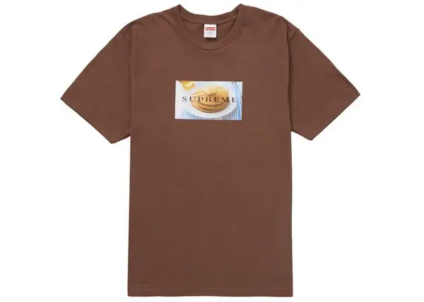 Supreme Pancakes Tee Shirt - Brown