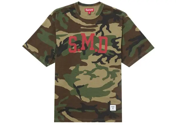Supreme Smd Short Sleeve Top - Woodland Camo
