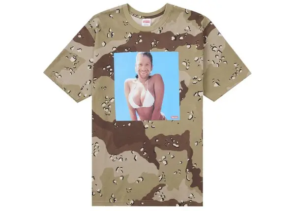 Supreme Aphex Twin Windowlicker Tee Shirt - Chocolate Chip Camo
