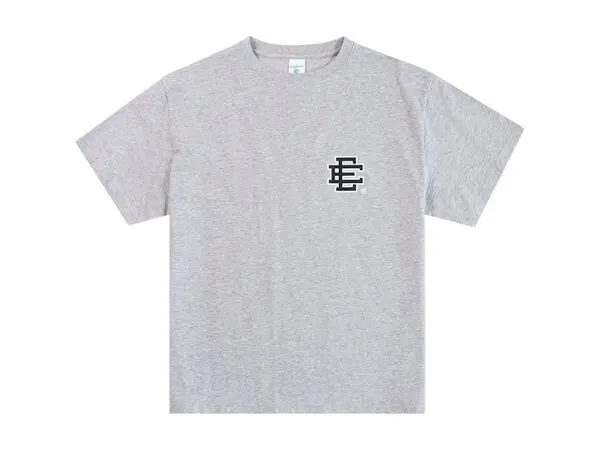 ERIC EMANUEL Ee Basic T-shirt - Heather Grey/black