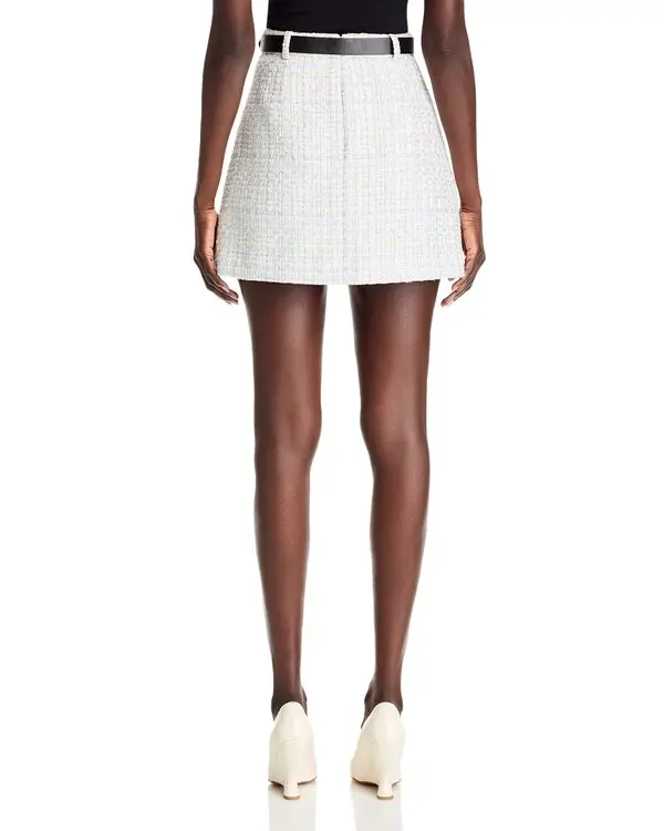 SELF-PORTRAIT Tweed Mini Skirt