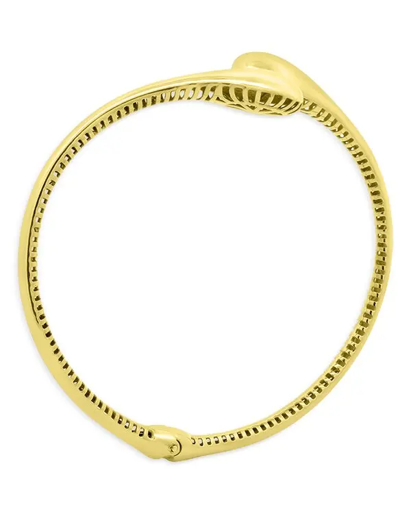 Bloomingdale'S 14k Yellow Crossover Cuff Bangle Bracelet