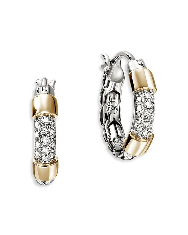 John Hardy Jh Essentials Hoop Earrings - Silver