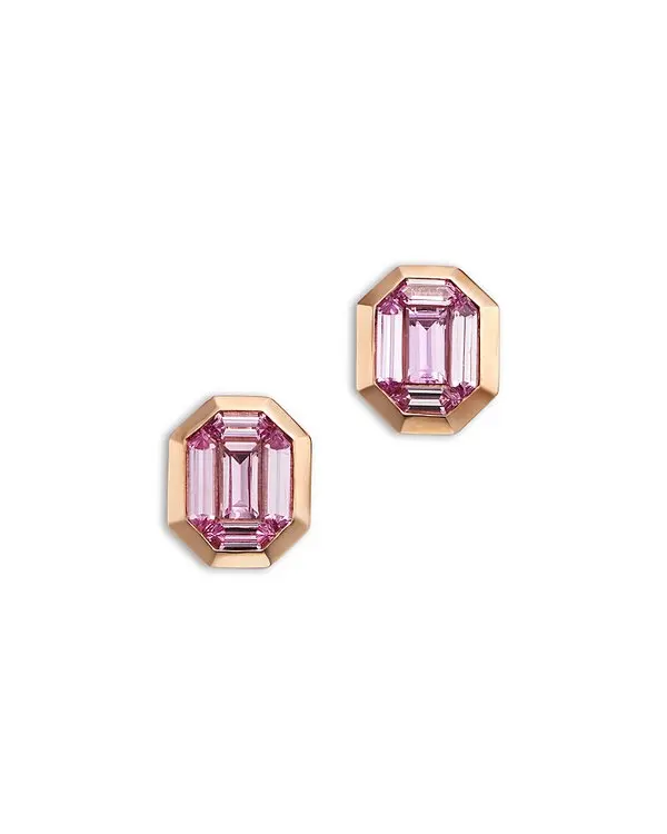 Bloomingdale'S Sapphire Earrings - Pink