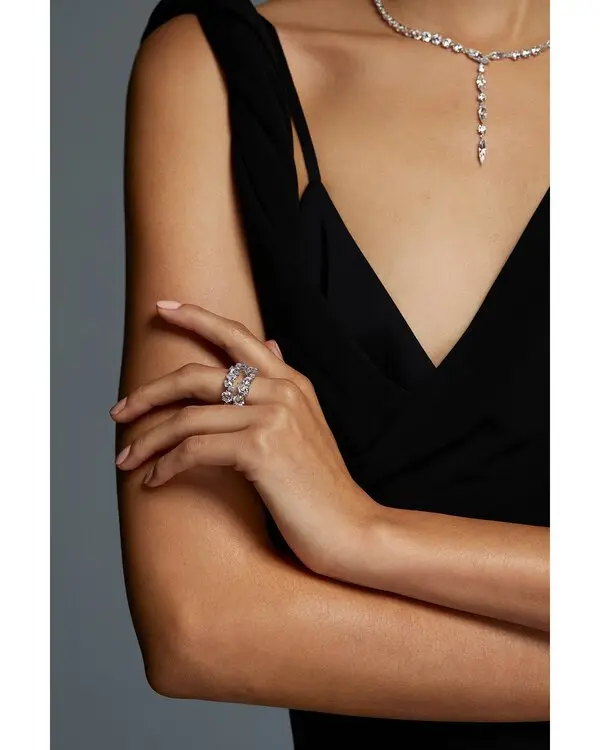 Nadri Btrx Mixed Cubic Zirconia Cocktail Ring