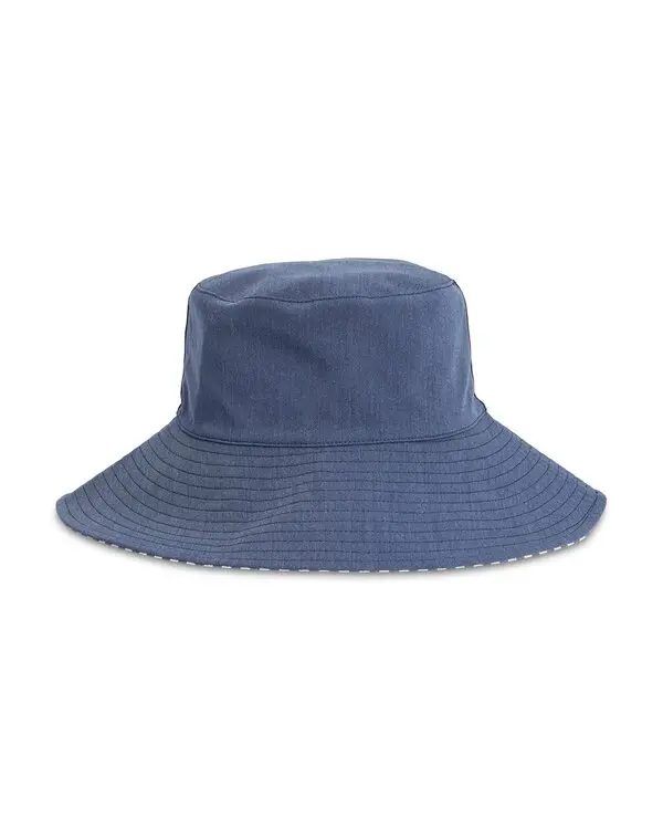 Barbour Fleur Bucket Hat In Chambray - 30% Off | Editorialist display picture 1