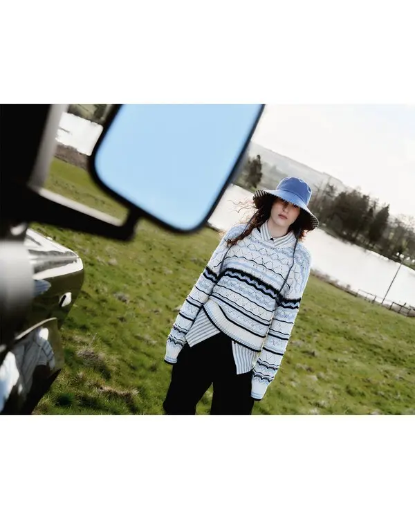 Barbour Fleur Bucket Hat In Chambray - 30% Off | Editorialist display picture 1