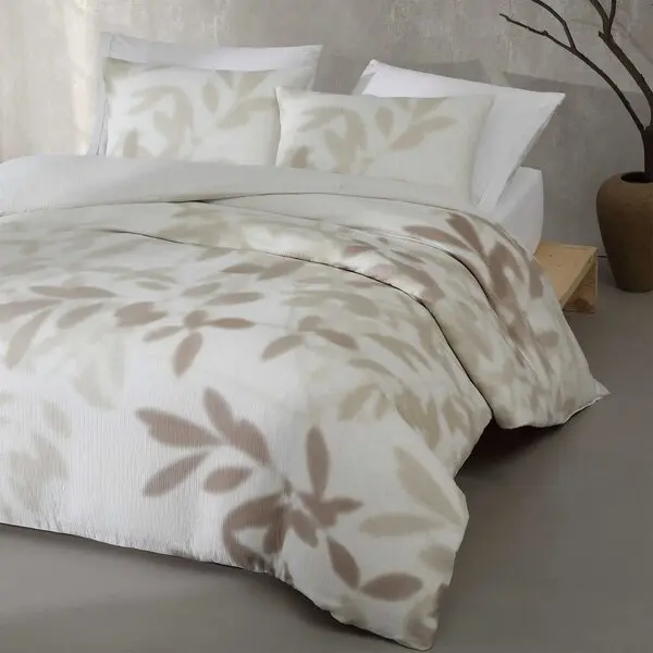 Calvin Klein Shadow Branches 3 Piece Duvet Cover Set, King
