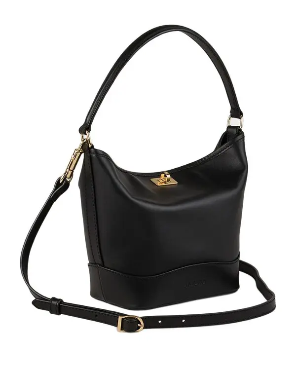 Sandro Small Leather Bucket Bag