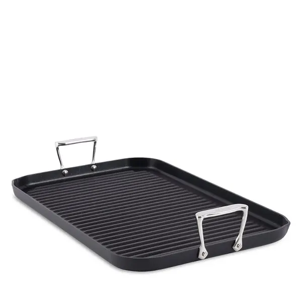 ALL-CLAD Ha1 Expert Cookware Nonstick Double Burner Grill - Black