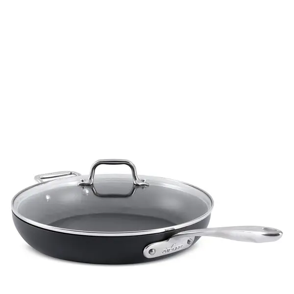 ALL-CLAD Ha1 Expert Cookware Nonstick 12 Frypan With Lid - Black