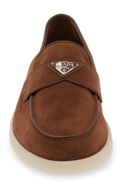 Prada St. Tropez Loafer - Cacao