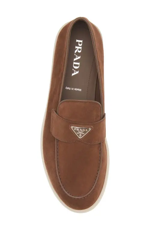 Prada St. Tropez Loafer - Cacao
