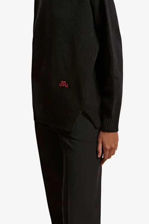 Marina Moscone Cashmere-wool Pullover - Black
