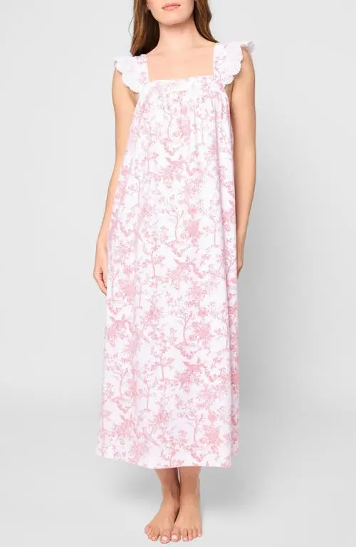 PETITE PLUME Clara Pima Cotton Nightgown - Pink