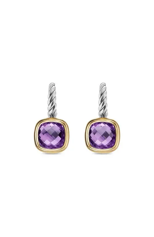David Yurman Albion Drop Earrings - Amethyst