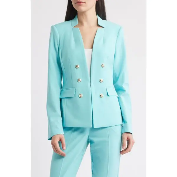 TAHARI ASL Faux Double Breasted Jacket