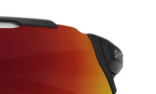 SMITH Attack 130mm Chromapop™ Shield Sunglasses - Matte Black /chromapop Red