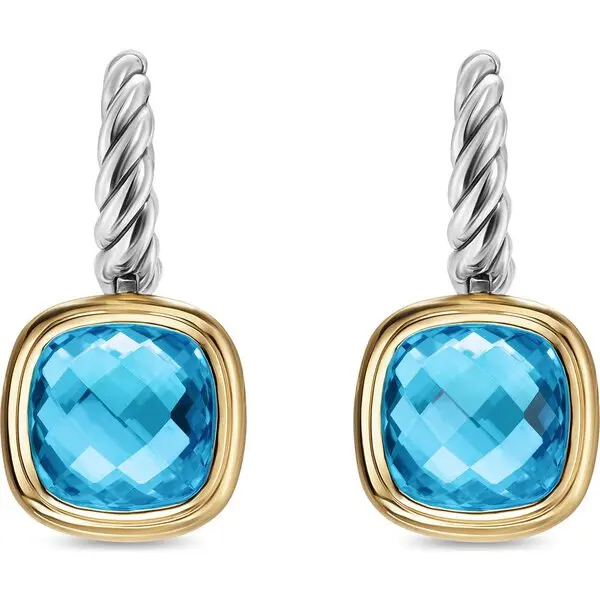 David Yurman Albion® Drop Earrings - Blue Topaz