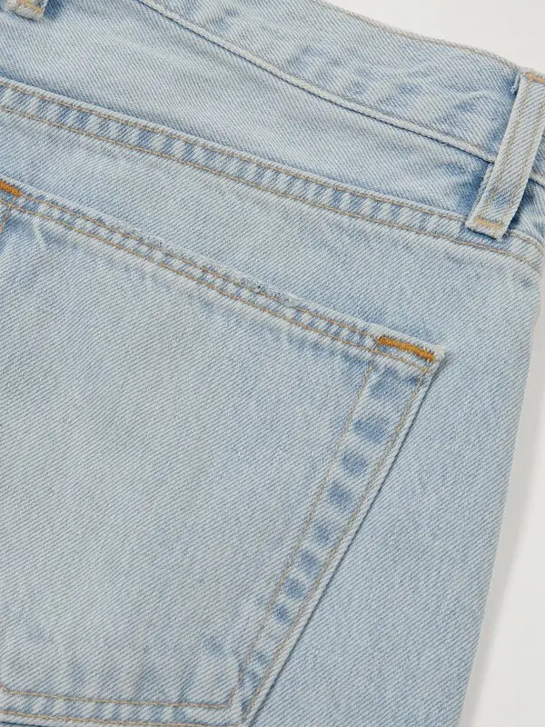 SLVRLAKE Ella Mid-rise Barrel-leg Jeans - Blue