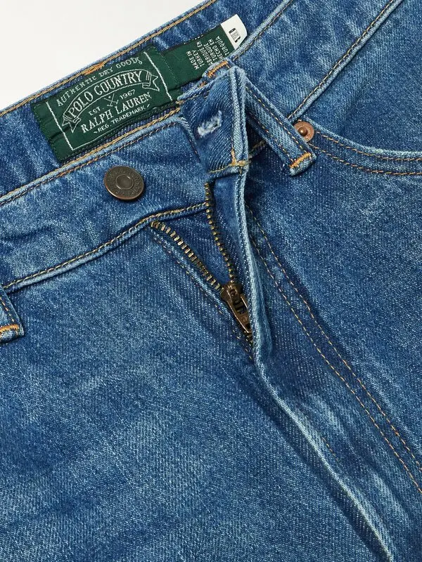 Polo Ralph Lauren Bow High-rise Tapered Jeans