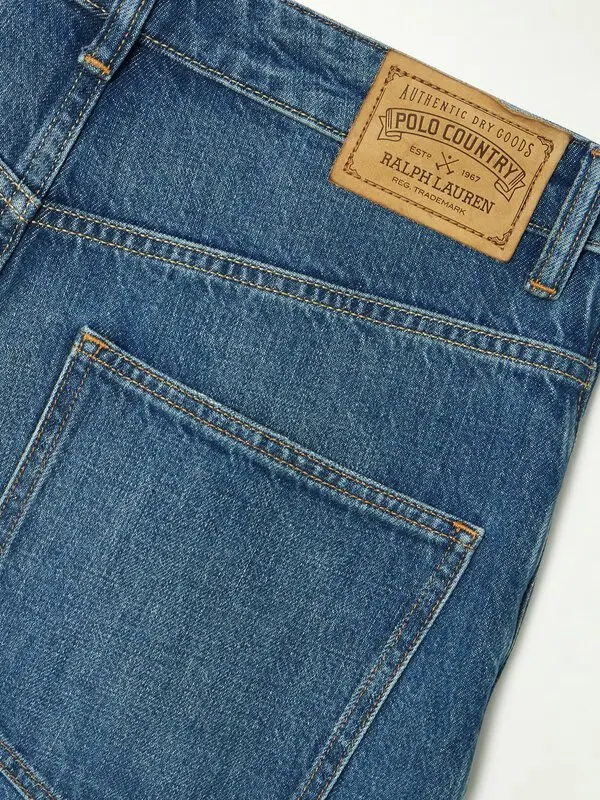 Polo Ralph Lauren Bow High-rise Tapered Jeans