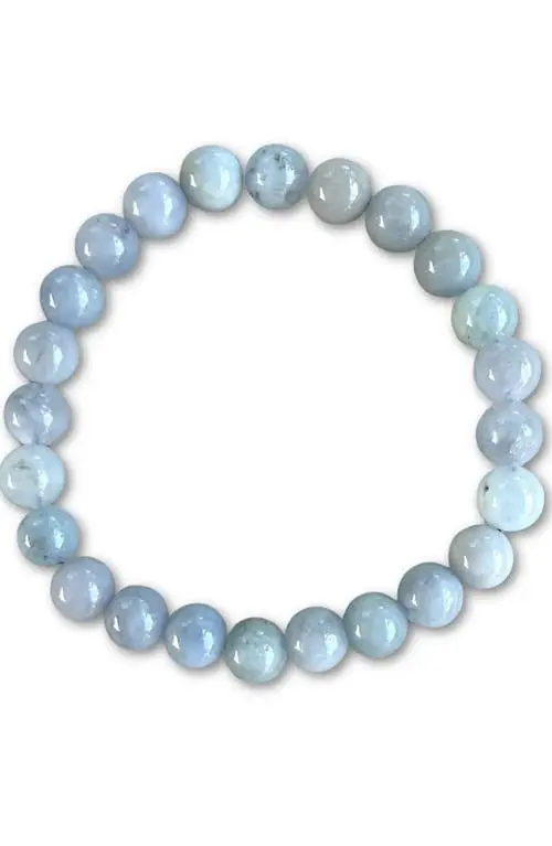 HUMANIST BEAUTY Crystal Beaded Bracelet - Aquamarine